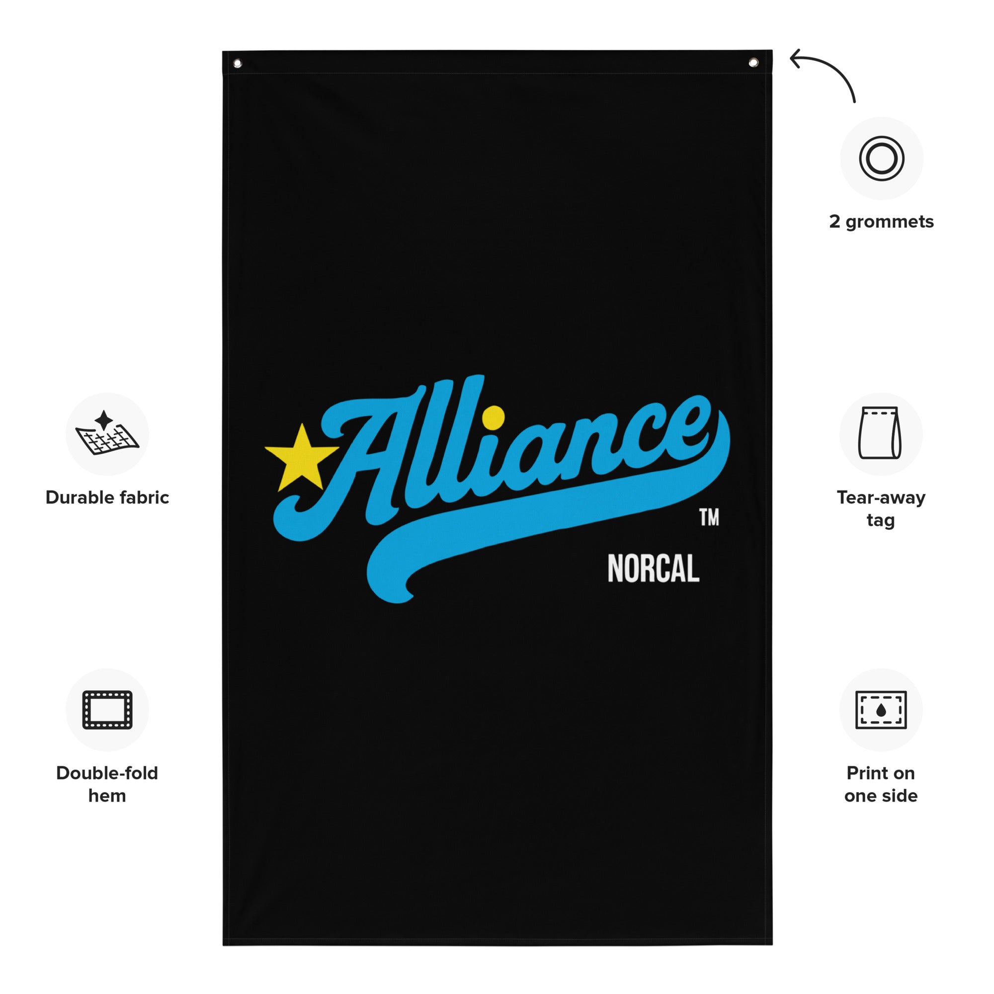 Alliance National NORCAL Flag (Vertical)