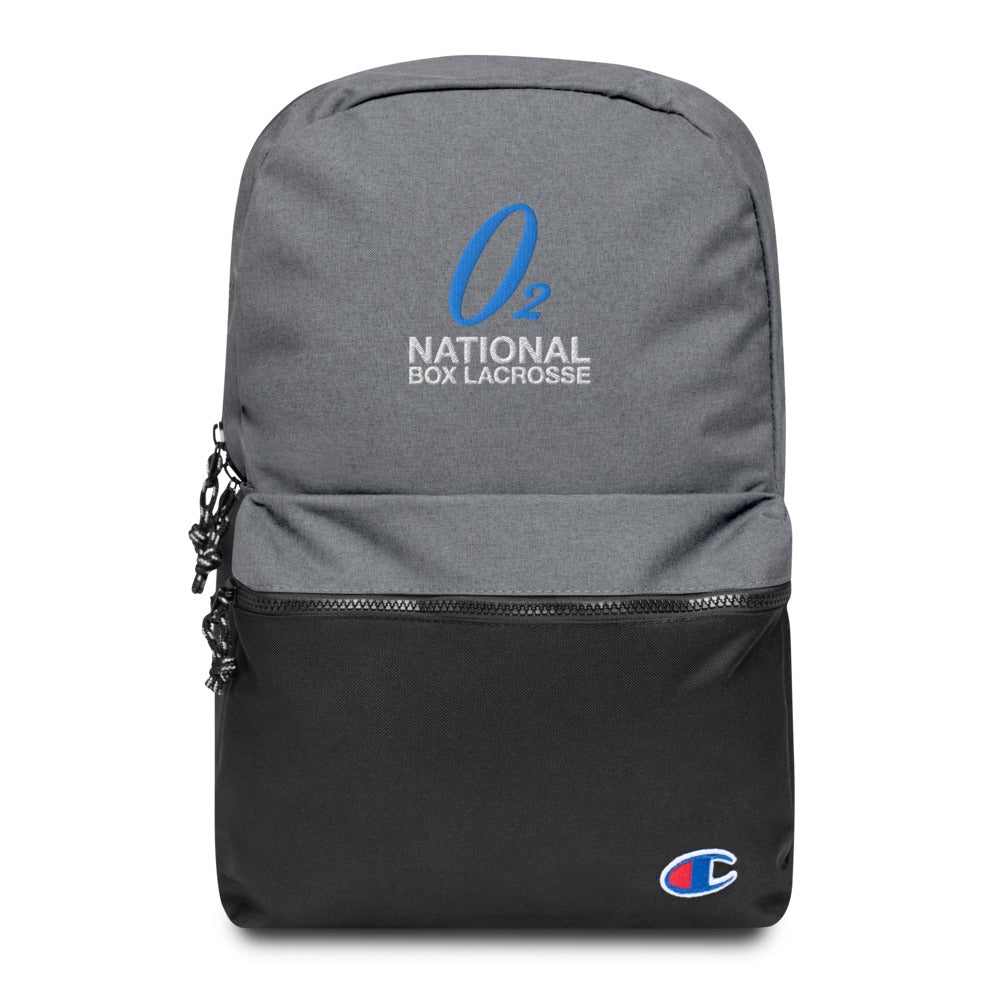 O2 Box Lacrosse Embroidered Champion Backpack