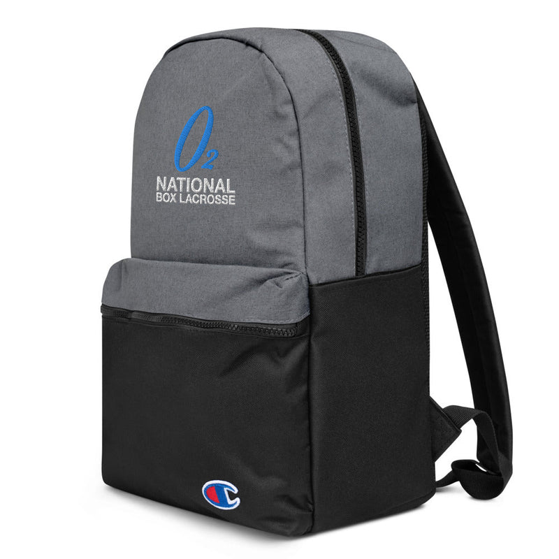 O2 Box Lacrosse Embroidered Champion Backpack